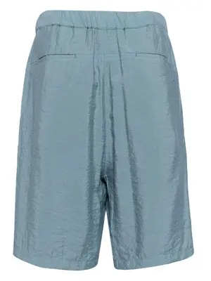 Attachment Drawstring-waist Straight-leg Shorts