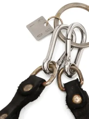 Guidi Stud-embellished Keychain