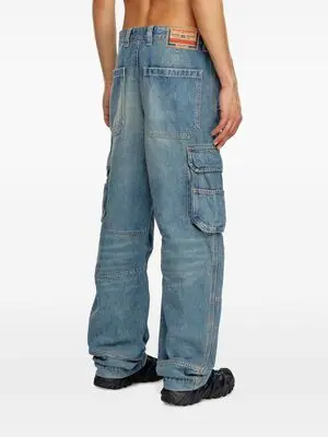 DIESEL® D-fish Straight-leg Cargo Jeans