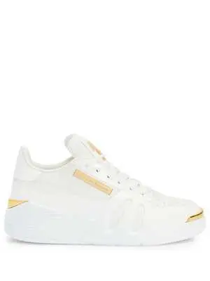 GIUSEPPE ZANOTTI Talon Panelled Leather Sneakers - White