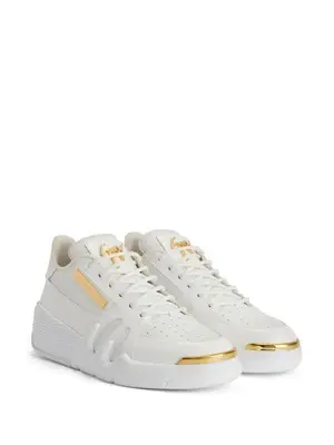 GIUSEPPE ZANOTTI Talon Panelled Leather Sneakers - White