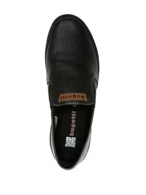 BUGATTI Crooner Perforated Leather Loafers
