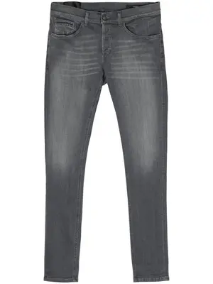 DONDUP George Mid-rise Skinny Jeans - Grey