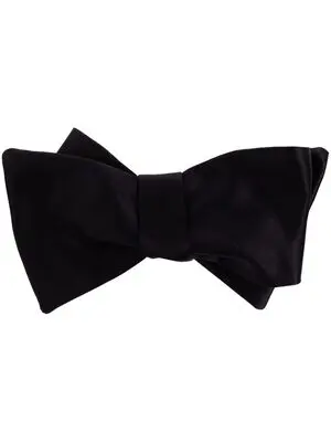 Giorgio Armani Adjustable-fit Silk Bow Tie Blue