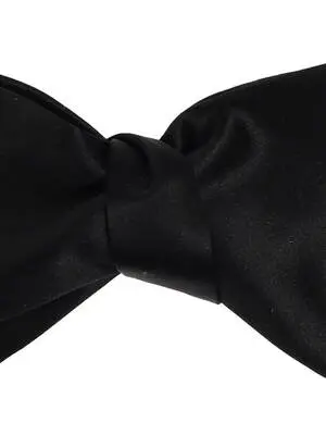 Giorgio Armani Adjustable-fit Silk Bow Tie - Black