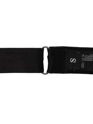Giorgio Armani Adjustable-fit Silk Bow Tie - Black