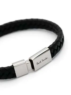 Paul Smith Braided Leather Bracelet