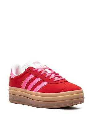 Adidas Gazelle Bold Leather Sneakers - Red