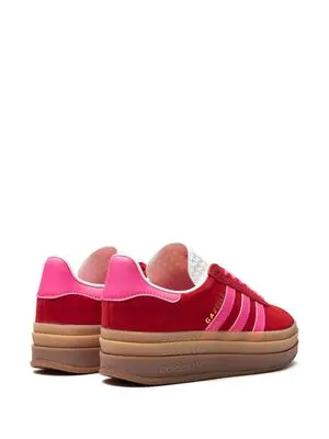 Adidas Gazelle Bold Leather Sneakers - Red