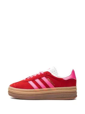 Adidas Gazelle Bold Leather Sneakers - Red