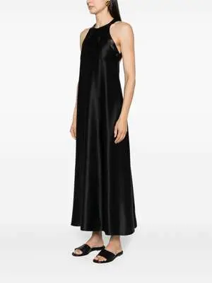 Giorgio Armani Open-back Silk Midi Dress