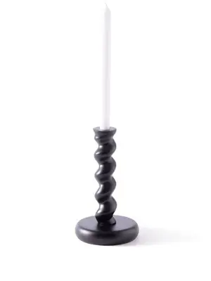 POLSPOTTEN Twister Candle Holder - Black