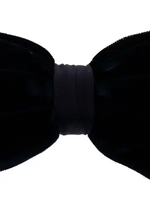 Giorgio Armani Hook-fastening Velvet Bow Tie