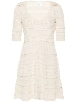 Marant Etoile Scoop Neck Dresses