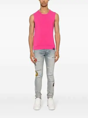 Amiri Travel Patch Repair Skinny Jeans