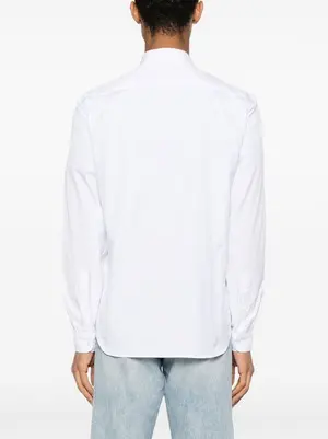 Lacoste Logo-patch Cotton Shirt - White