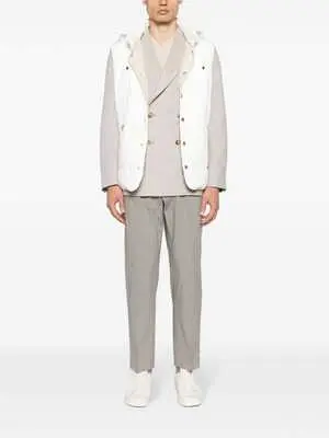 Brunello Cucinelli Detachable-hood Quilted Gilet