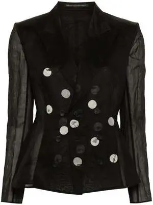 Yohji Yamamoto Double-breasted Blazer