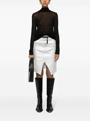 Helmut Lang Sheer Long-sleeve Top