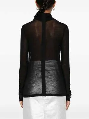Helmut Lang Sheer Long-sleeve Top