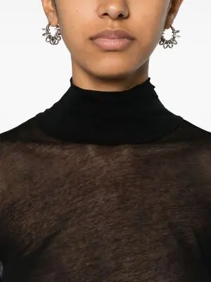 Helmut Lang Sheer Long-sleeve Top