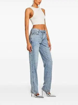 Retrofete Vero Embellished Jeans - Blue