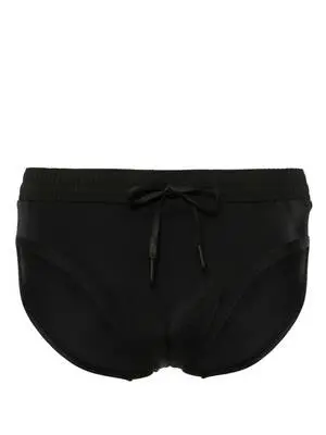 Palm Angels Logo-print Swimming Trunks - Black