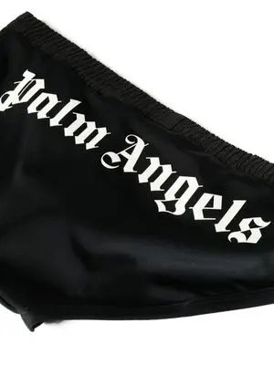 Palm Angels Logo-print Swimming Trunks