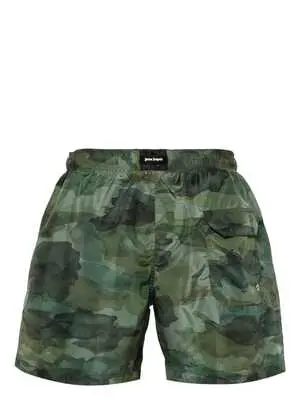 Palm Angels Camo-print Swim Shorts