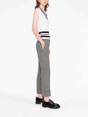 Thom Browne Rwb-stripe Cashmere Top