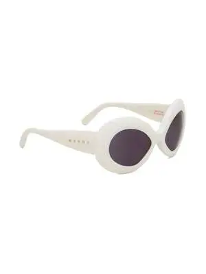 Marni Oversized-frame Sunglasses - White
