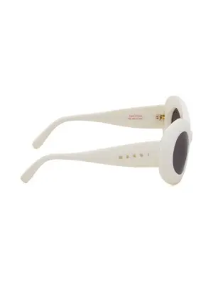 Marni Oversized-frame Sunglasses - White