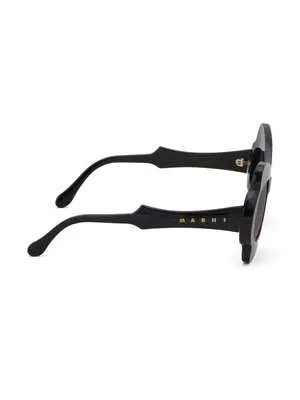 Marni Oversized Frame Sunglasses - Black