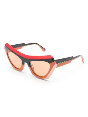 Marni Devil's Pool Cat-eye Frame Sunglasses - Orange