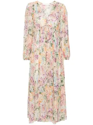 Zimmermann Halliday Floral-print Maxi Dress
