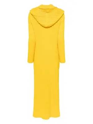 TEDDY CASHMERE Chunky-knit Cardigan - Yellow