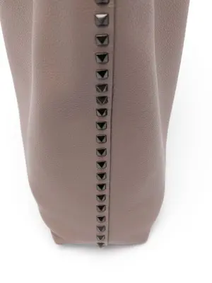 Valentino Garavani Rockstud-embellished Reversible Tote Bag - Neutrals