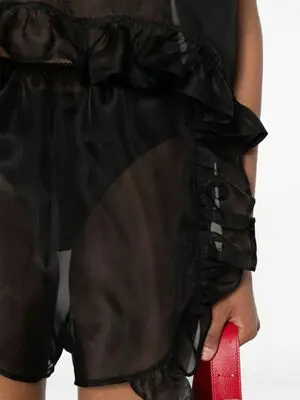 IOANA CIOLACU Peony Ruffle-trim Shorts