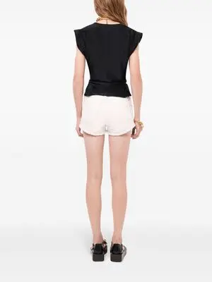 Rabanne Asymmetric Gathered-detail Blouse