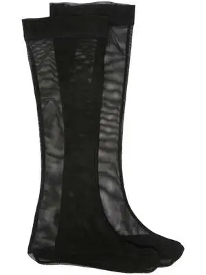 IOANA CIOLACU Split-toe Knee-high Socks - Black