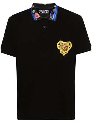 Versace Jeans Couture Logo Polos For Men