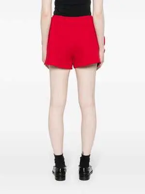 IOANA CIOLACU Peony Jersey Shorts - Red