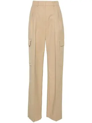 Sportmax Pleated Twill Trousers
