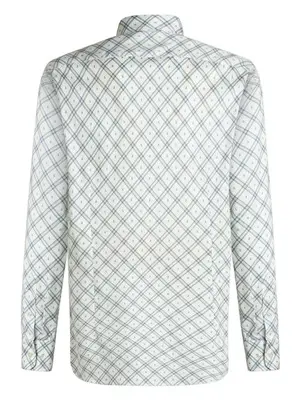 Etro Micro-paisley Check Shirt - White