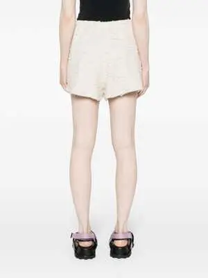 IOANA CIOLACU Distressed-effect Knitted Shorts