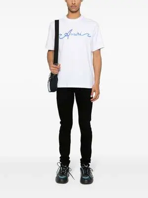 Amiri Logo-print Cotton T-shirt - White
