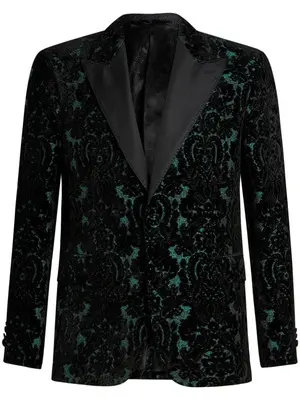 Etro Brocade Velvet Blazer