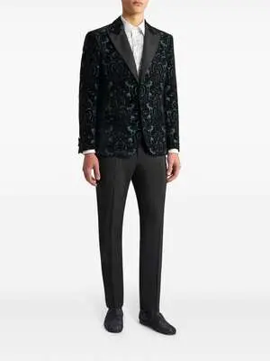 Etro Brocade Velvet Blazer
