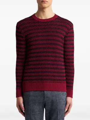 Etro Crew-neck Wool Jumper - Red