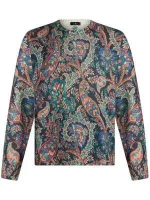 Etro Floral Sweaters For Men
